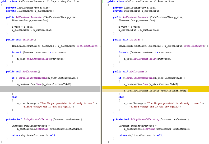 Design Codes Model View Presenter Mvp Design Pattern With Net Winforms Vs Aspnet Webforms